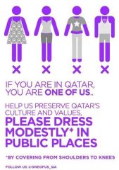 Backing 'One of Us' modesty campaign, QTA to post dress code guidelines ...