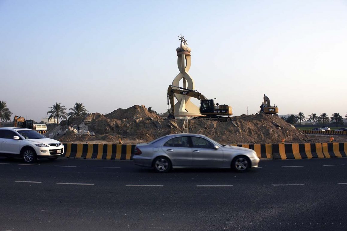 PHOTOS: Oryx Roundabout - the last stand - Doha News | Qatar