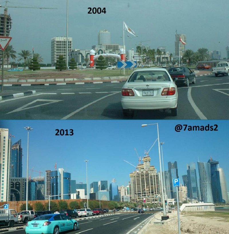 PHOTOS: Qatar, in 2004 and 2013 - Doha News | Qatar