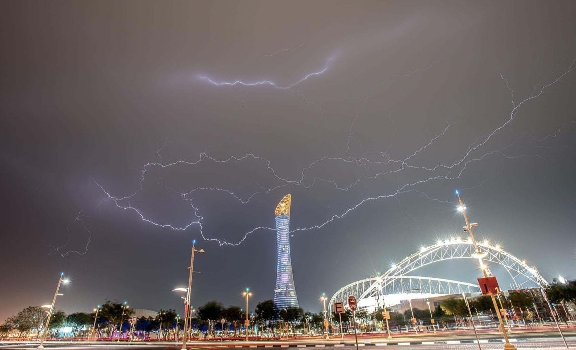 PHOTOS: Lightning storm dazzles Qatar - Doha News | Qatar