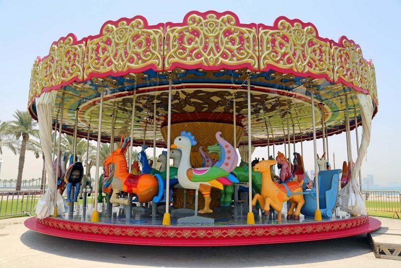 The new carousel at Qatar's MIA park is a work of art - Doha News | Qatar