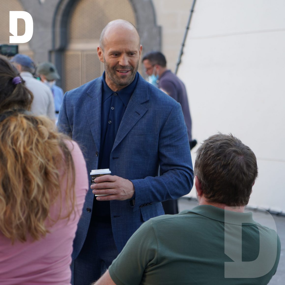 A Doha News Special! On set with Jason Statham, Guy Ritchie and Aubrey ...