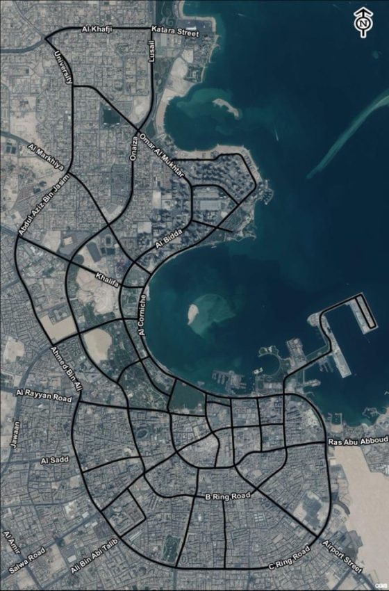 Qatar unveils transportation plan to divert traffic away from Doha ...