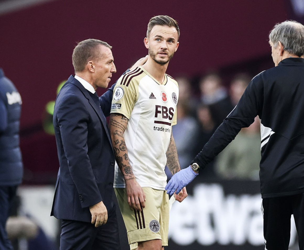 Leicester coach plays down James Maddison's pre-World Cup injury scare ...