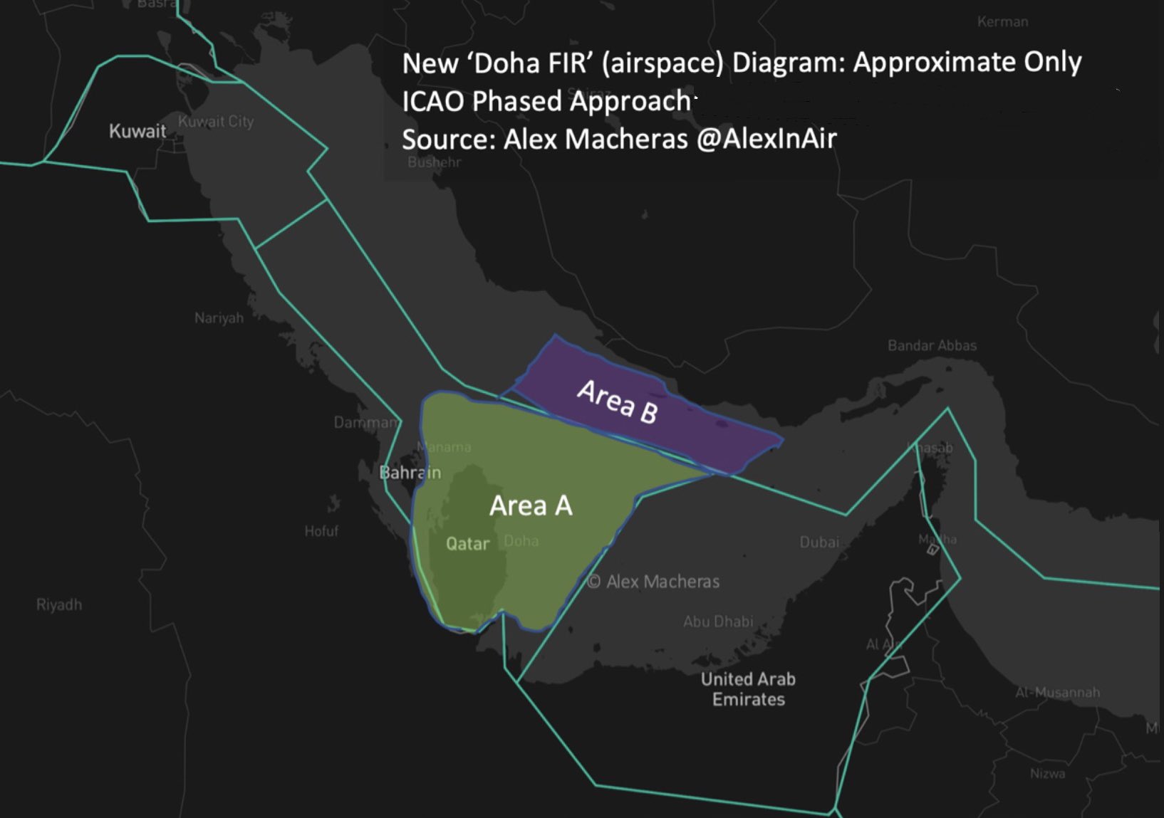 Qatar’s first-ever airspace is now fully established - Doha News | Qatar