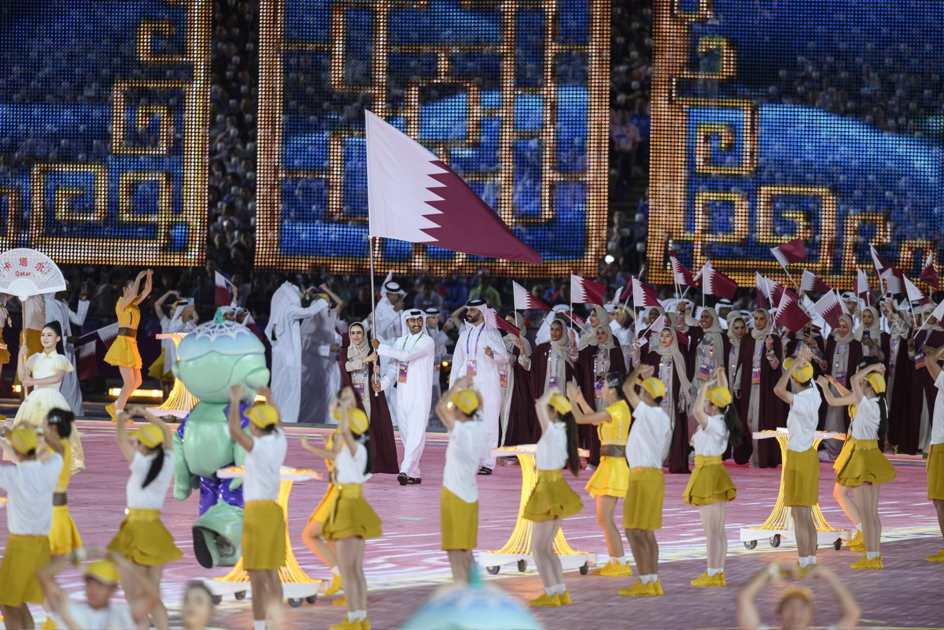 185 Qatari athletes kick off biggest ever Asian Games in China's ...