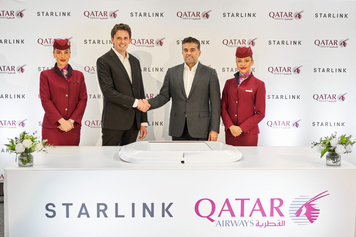 Qatar Airways, Starlink take in-flight Wi-Fi to new heights - Doha News ...